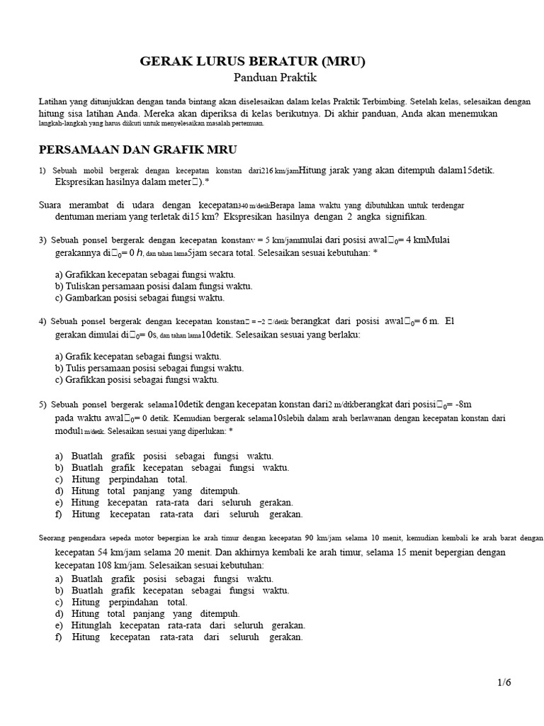 Panduan Latihan Gerak Lurus Beratur | PDF