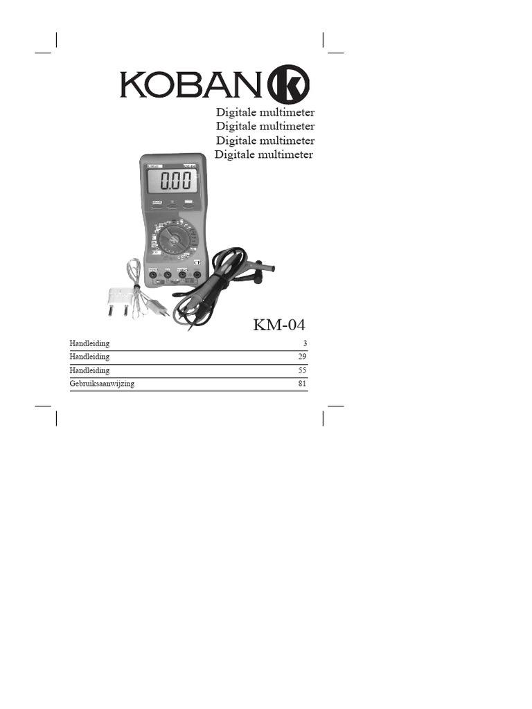 Handleiding KM04 Esp | PDF