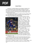 Lionel Messi Actividades | PDF