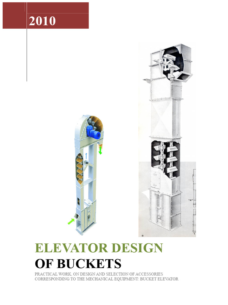 Bucket Elevator Design and Accessories | PDF | Belt (Mechanical) | Elevator