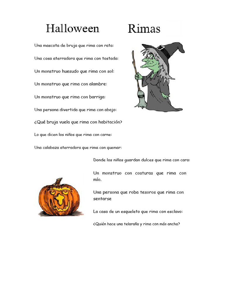Rimas de Halloween | PDF