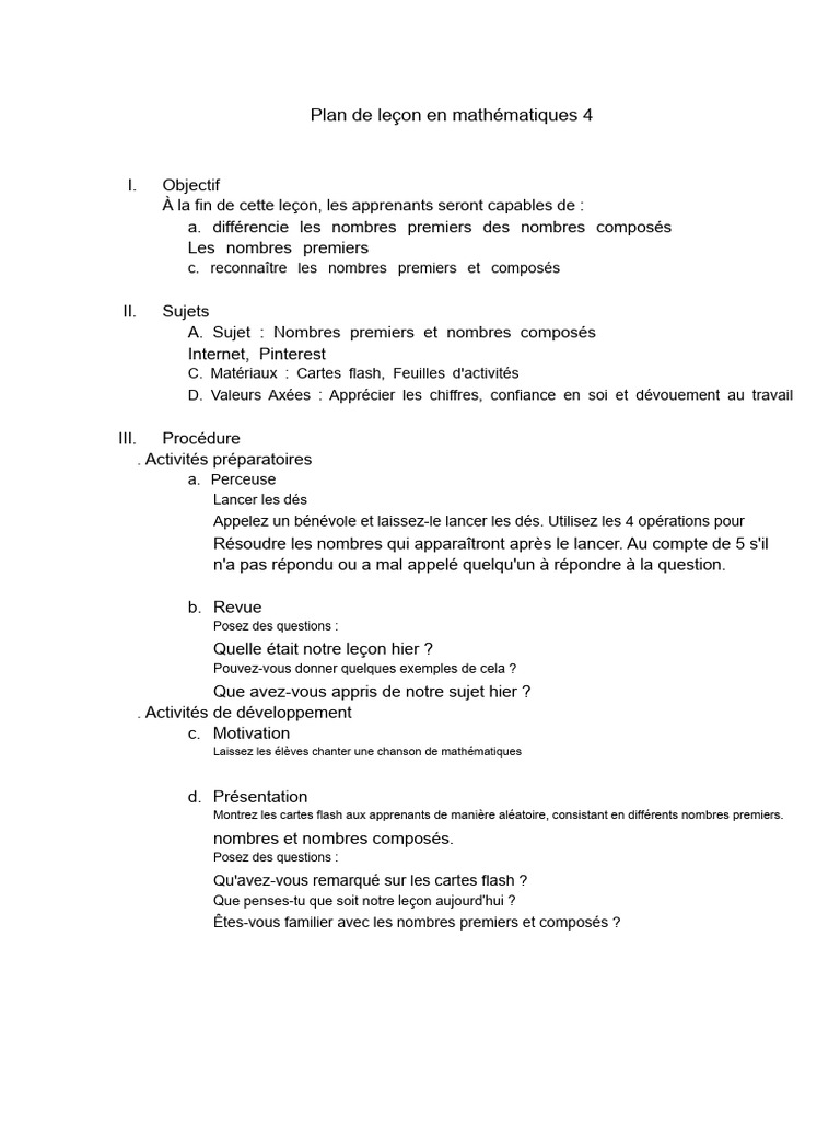 Nombres Premiers et Composés en Mathématiques | PDF | Nombre premier