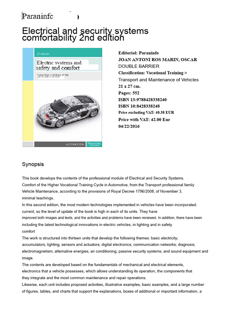 Electrical and Security Systems and | PDF | Electricity | Lighting