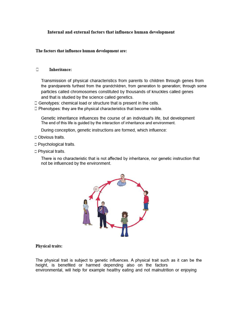 Internal and External Factors That Influence Human Development | PDF ...