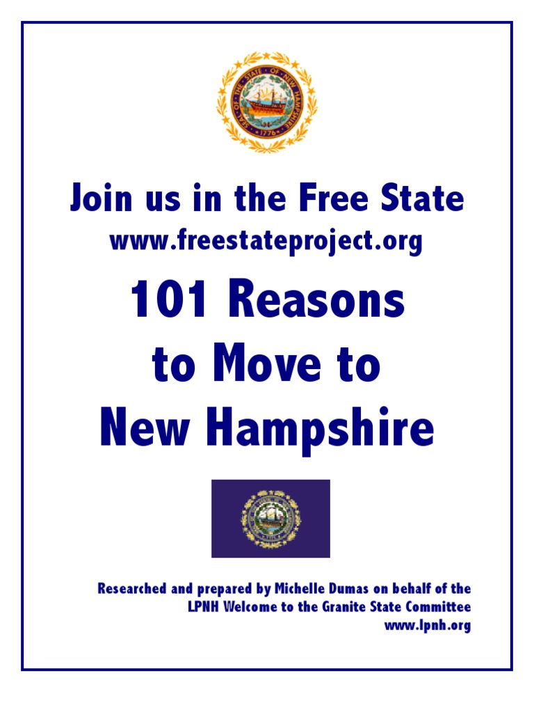 101 Reasons To Move To New Hampshire | PDF | New Hampshire | Concealed ...