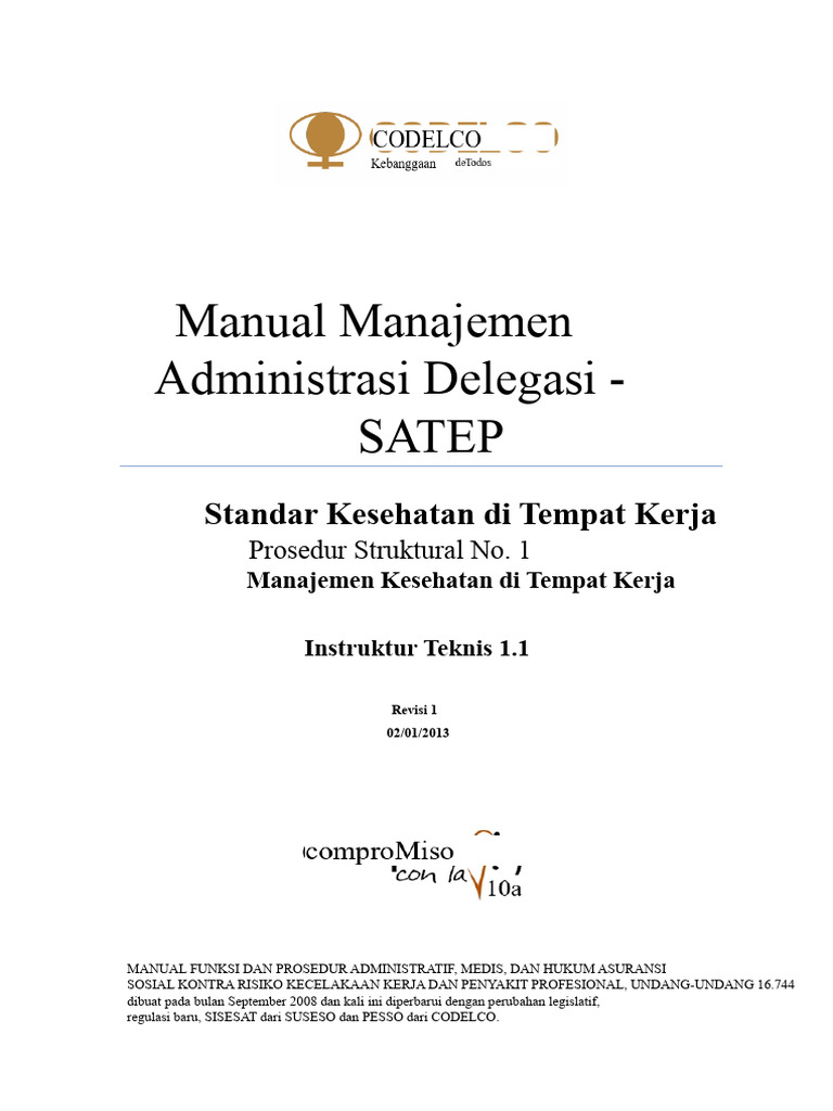 It 1.1 Manual Administrasi Terdelegasi Satep 02jan2013 - Lampiran | PDF
