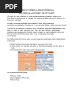 Trunk Rotation Flexibility Test Guide | PDF