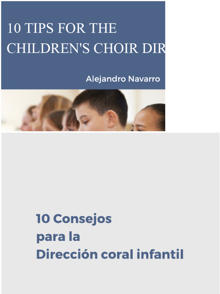 10 Tips For Children's Choir Direction | PDF