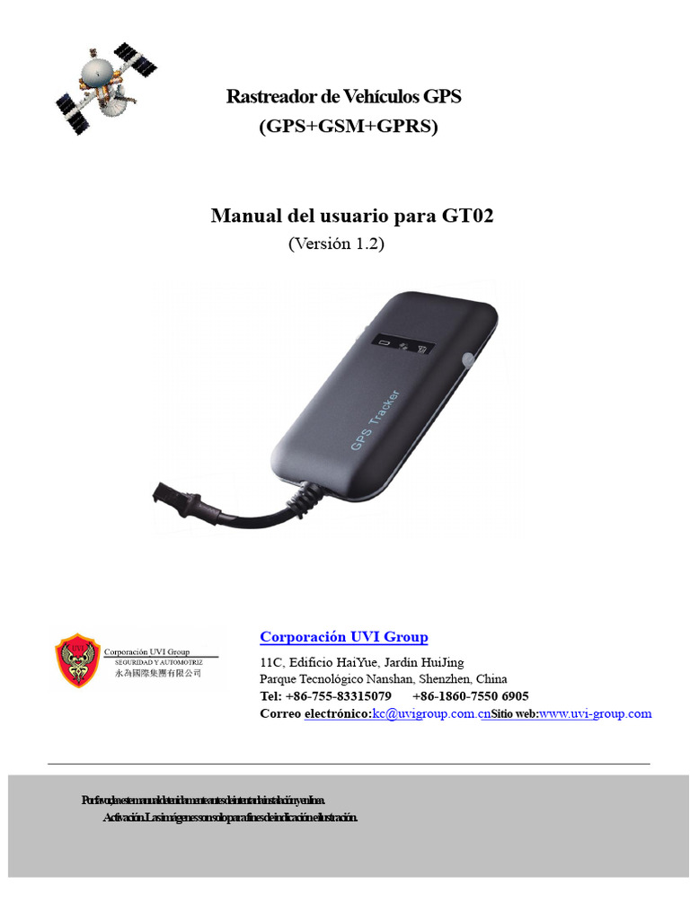 GPS GT02 V1.1 | PDF | Gsm | Diodo emisor de luz