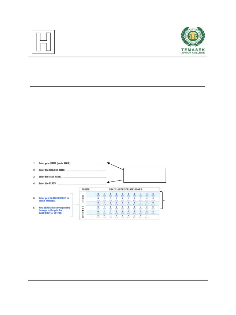 2023 TJC h2 Chem Prelim p1 (QP) | PDF | Isotope | Neutron