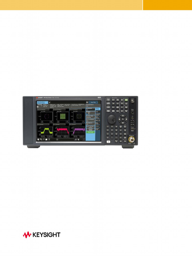 N9020B MXA X-Series Signal Analyzer, Multi-Touch - Config Guide | PDF | Lte (Telecommunication ...