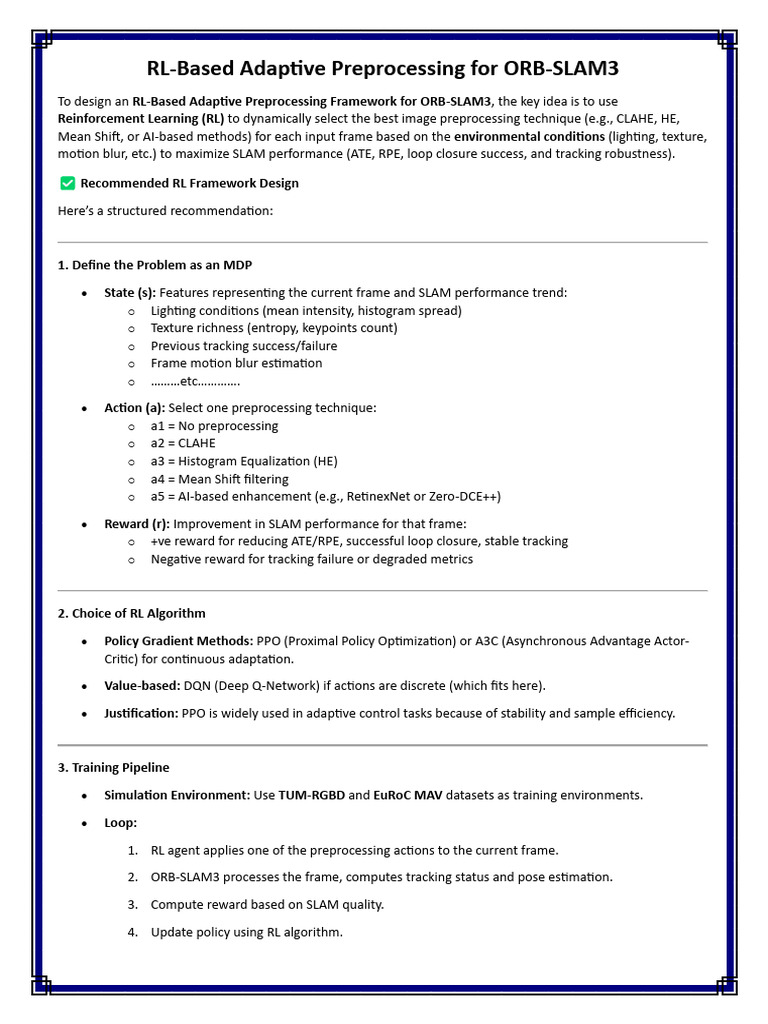 Adaptive Image Preprocessing Framework (RL) (1) | PDF | Computing ...