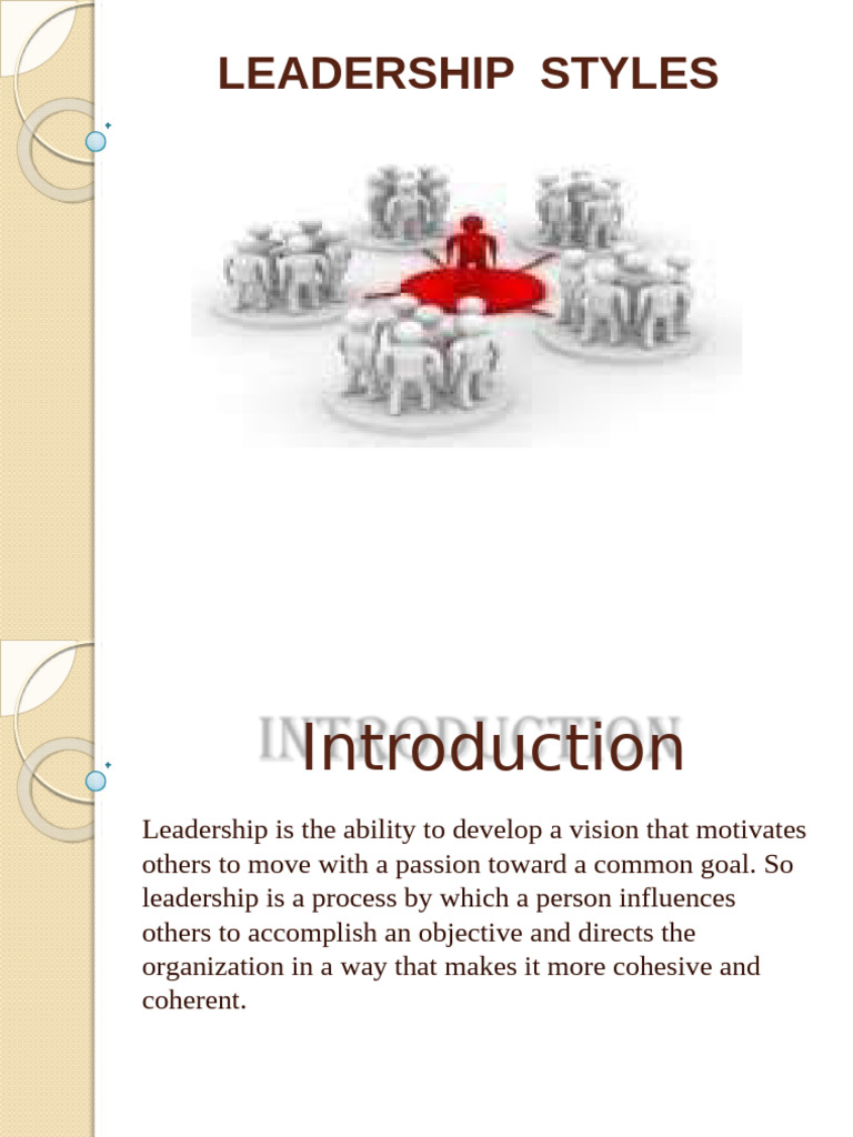 Leadership Styles | PDF