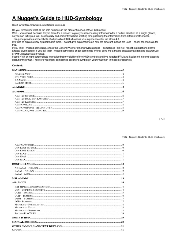 HUD Symbology | PDF | Missile | Anti Aircraft Warfare