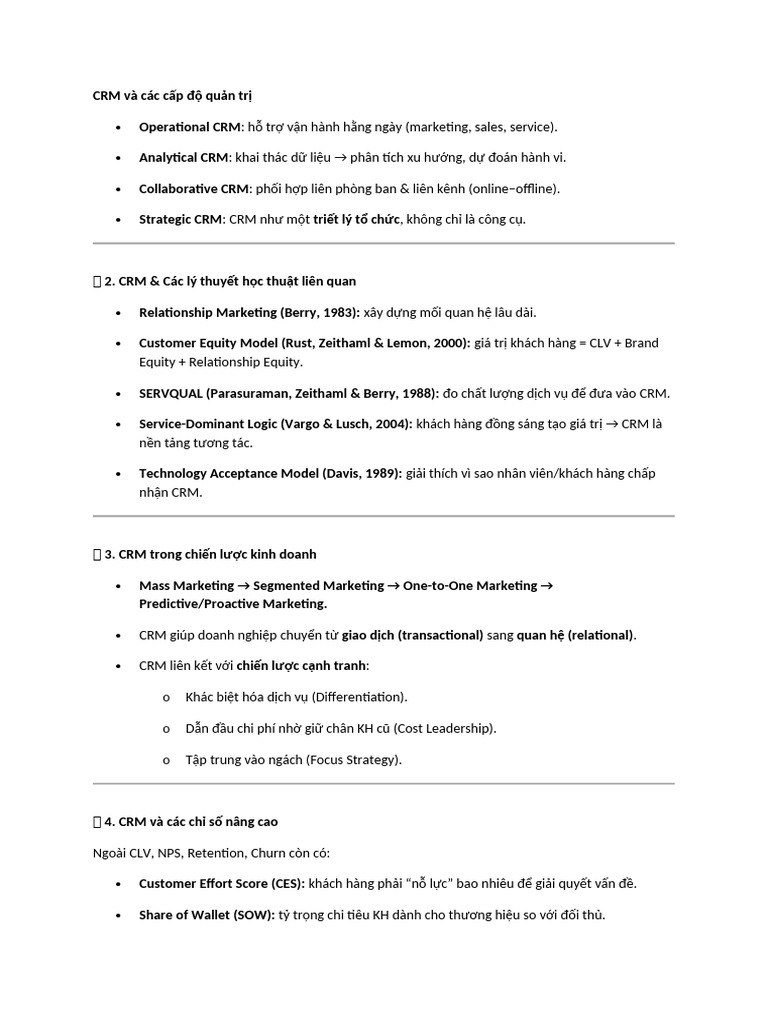 CRM 4 | PDF