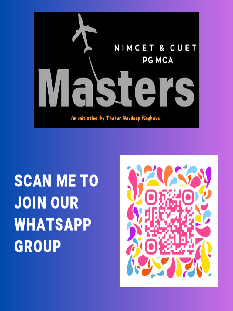 Scan Me - For More Study Material | PDF