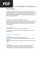 Sheldon's Somatotype Theory Explained | PDF | Psychology | Behavioural ...