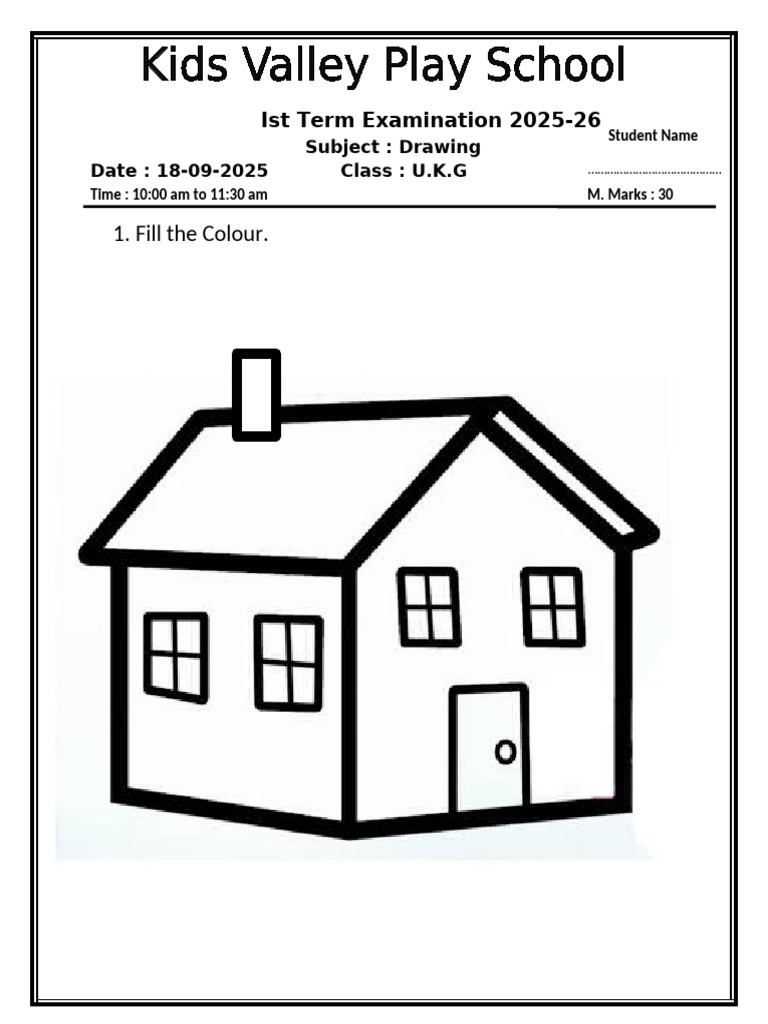 Drawing Exam UKG Dec. 2025 | PDF