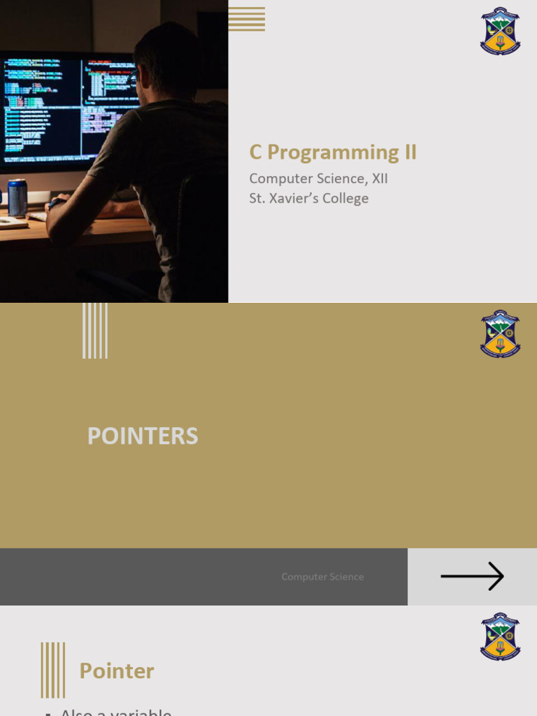 C Programming II - Pointer | PDF | Pointer (Computer Programming) | Parameter (Computer Programming)