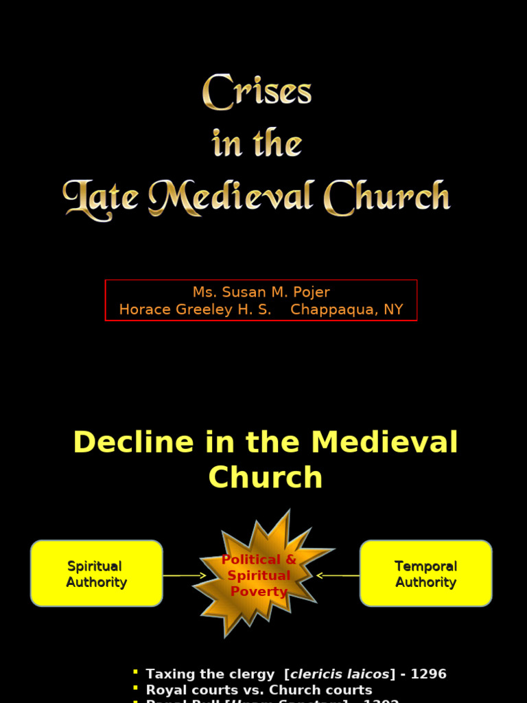 08 Late Medieval Church | PDF
