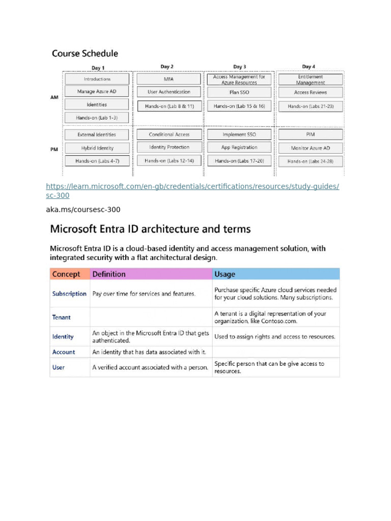 SC 300 Notes | PDF