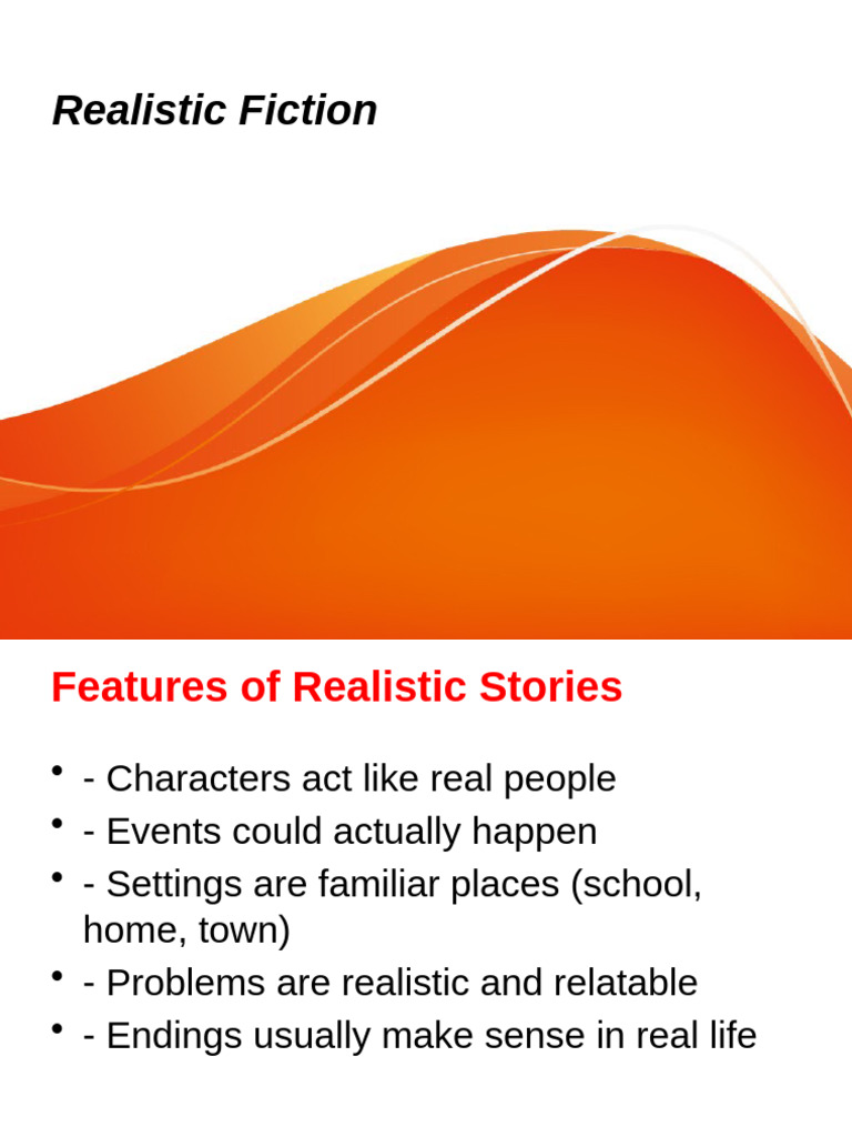 Understanding Realistic Fiction Elements | PDF