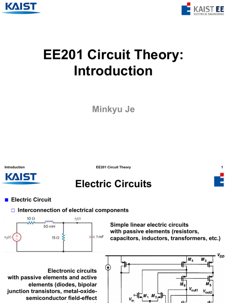 EE201 Ch0 Introduction_appendix_For_Circuit_Theory_Detailed | PDF | Electrical Network | Network ...