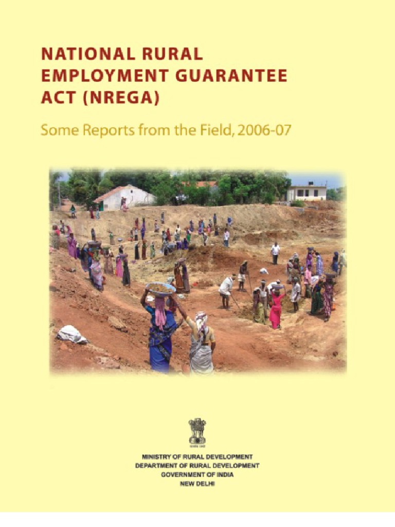 NREGA report | Employment | Poverty | Free 30-day Trial | Scribd