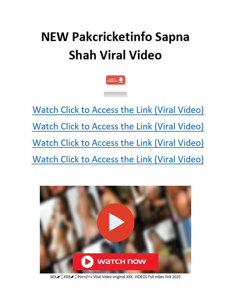 NEW Pakcricketinfo Sapna Shah Viral Video | PDF