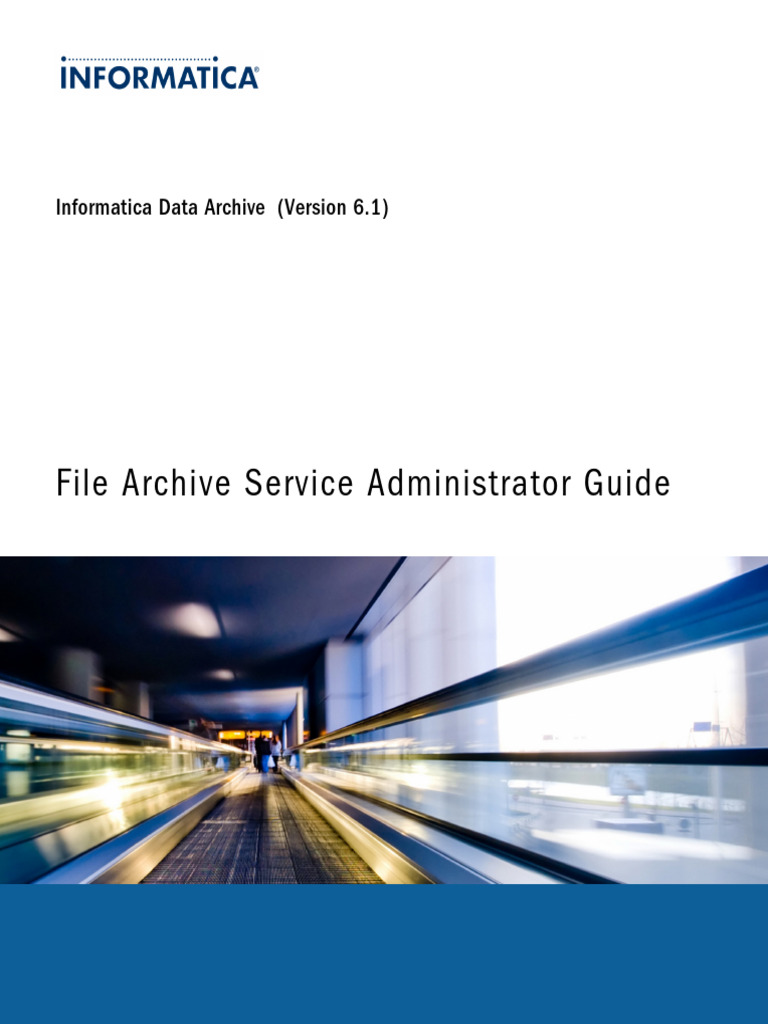 IDA 61 FileArchiveServiceAdministratorGuide en | PDF | Computer File ...