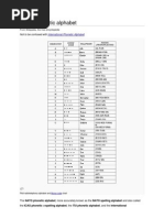 Aviation Alphabet PDF | PDF | Naming Conventions | Notation