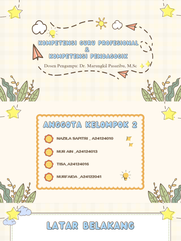 Kelompok 2 Profesi Kependidikan | PDF