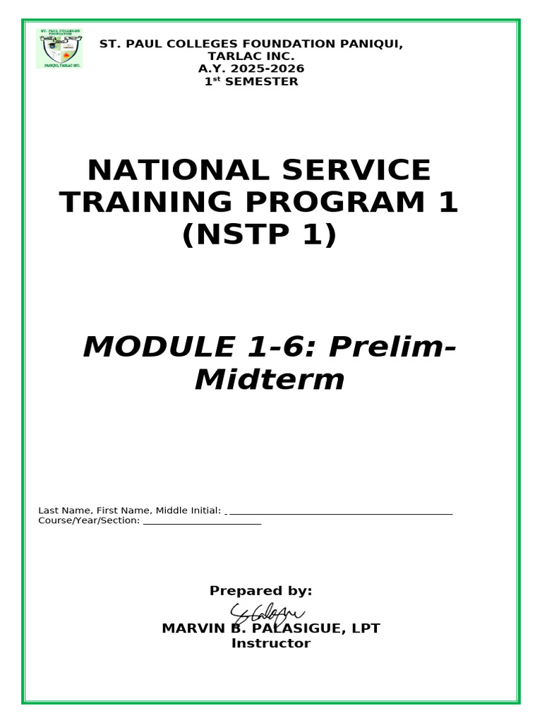 Module 1 Course Orientation | PDF