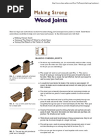 Joints and Splices in Carpentry | PDF | Woodworking