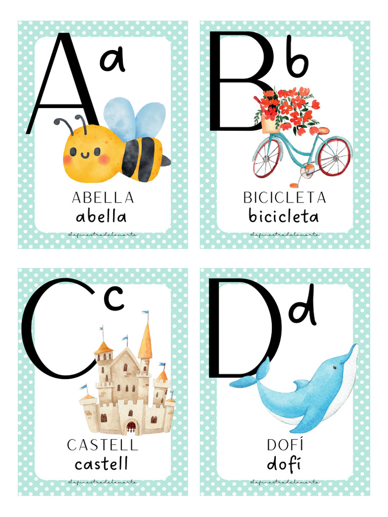 Abecedari Paraules1 | PDF