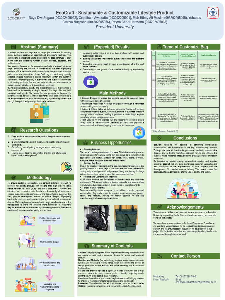 Ecocraft Poster Edited | PDF | Marketing | Product (Business)