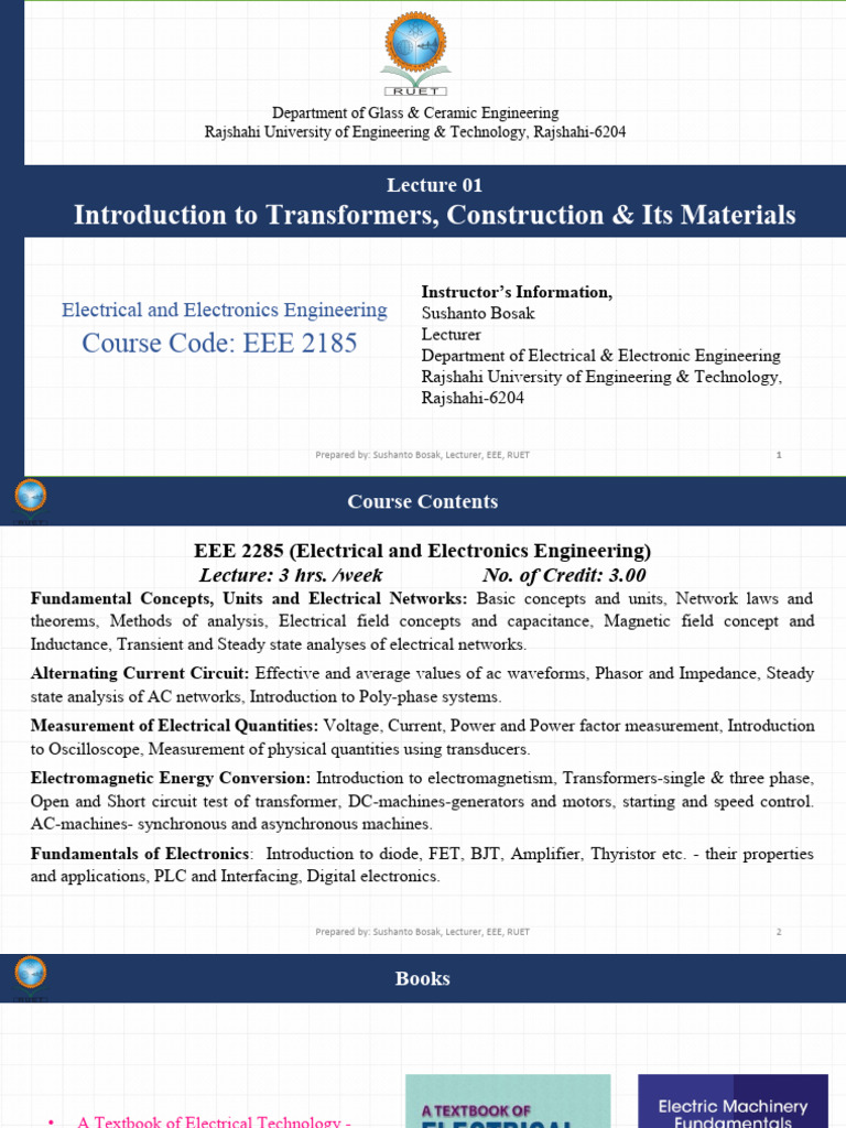 Transformer | PDF | Transformer | Alternating Current
