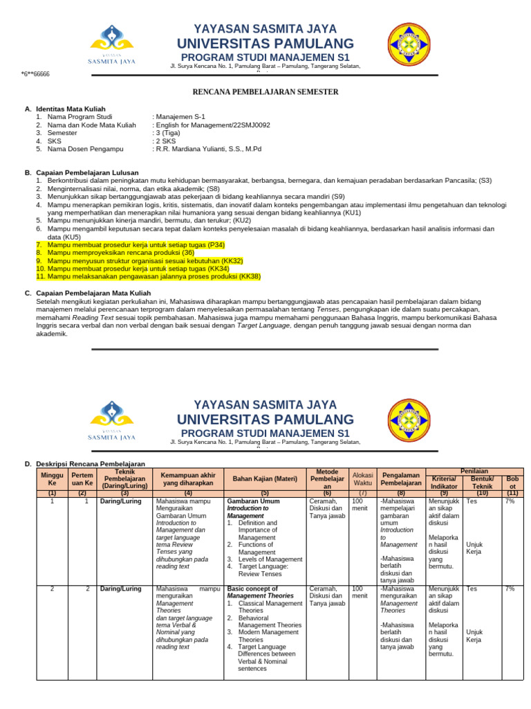 Rps Template Efm-Newest | PDF