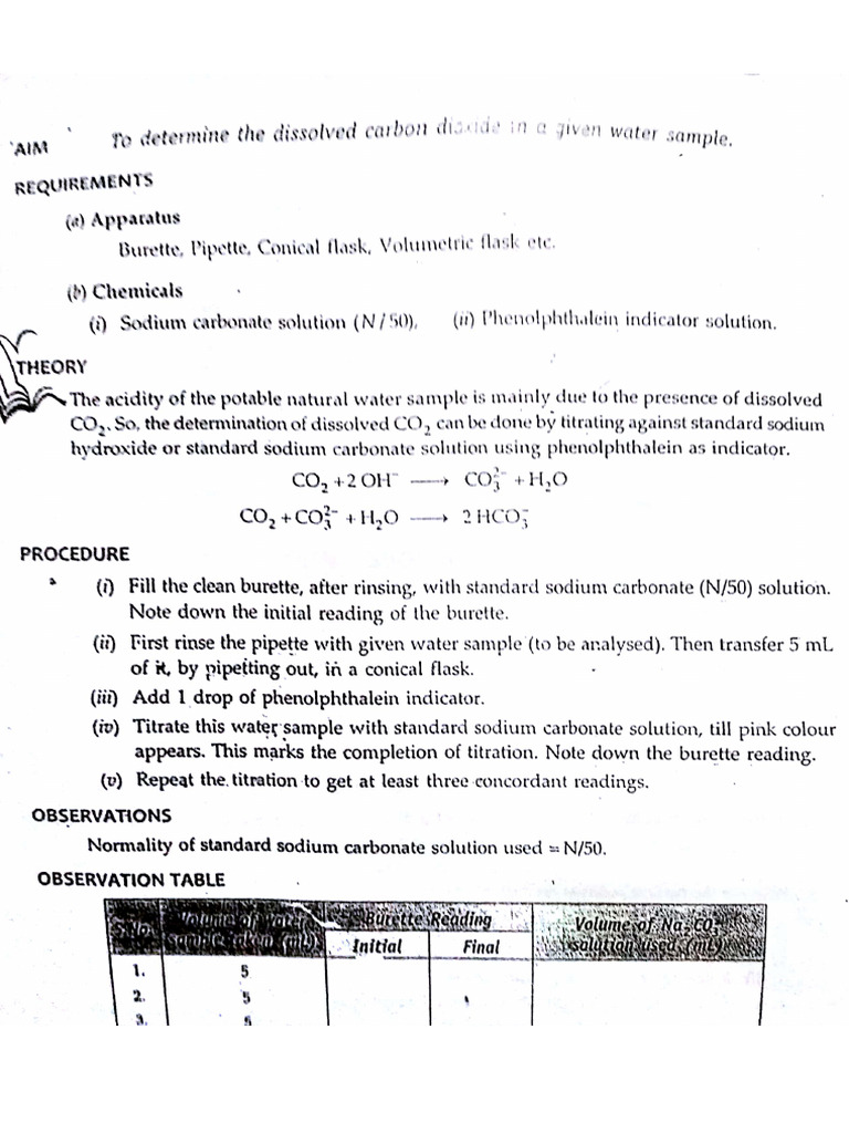 Co 2 in Water 2 | PDF