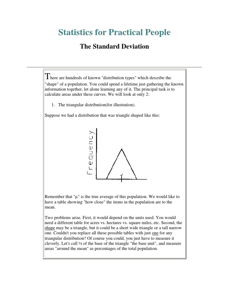 A Standardized Approach to Describing Triangular and Rectangular ...