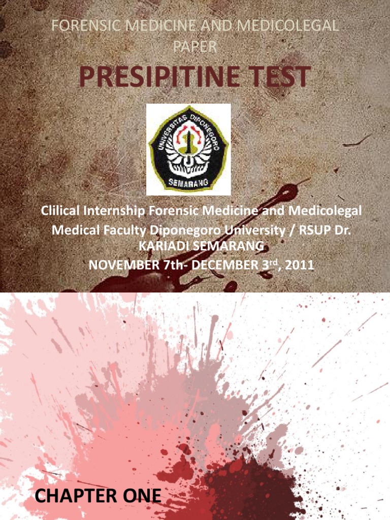 Precipitin Test in Forensic Blood Analysis | PDF | Antibody | Blood Plasma