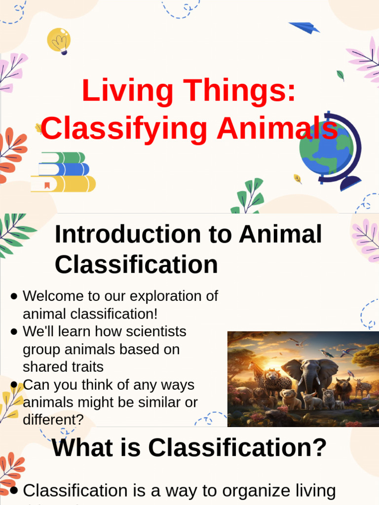 Understanding Animal Classification | PDF | Reptile | Mammals