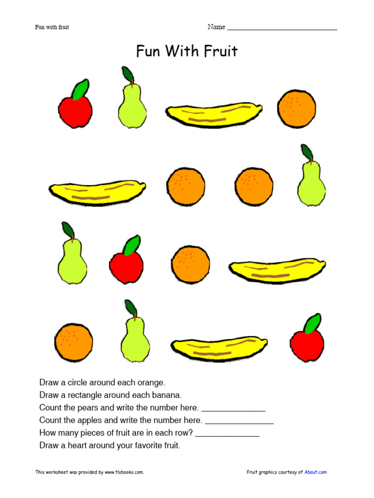 Fruit & Shapes | PDF