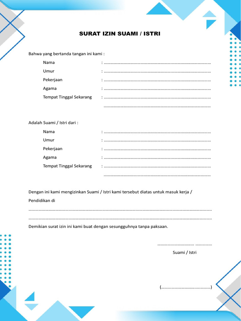 Surat Izin Suami | PDF