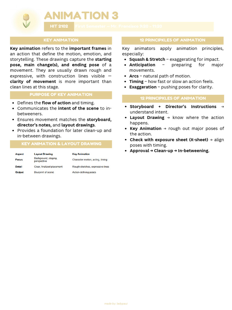 Key Animation | PDF