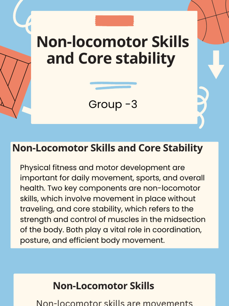Non Locomotor Skills and Stability 20250915 165133 0000 | PDF | Pelvis ...