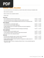 BBS Observation Checklist Template | PDF | Personal Protective ...