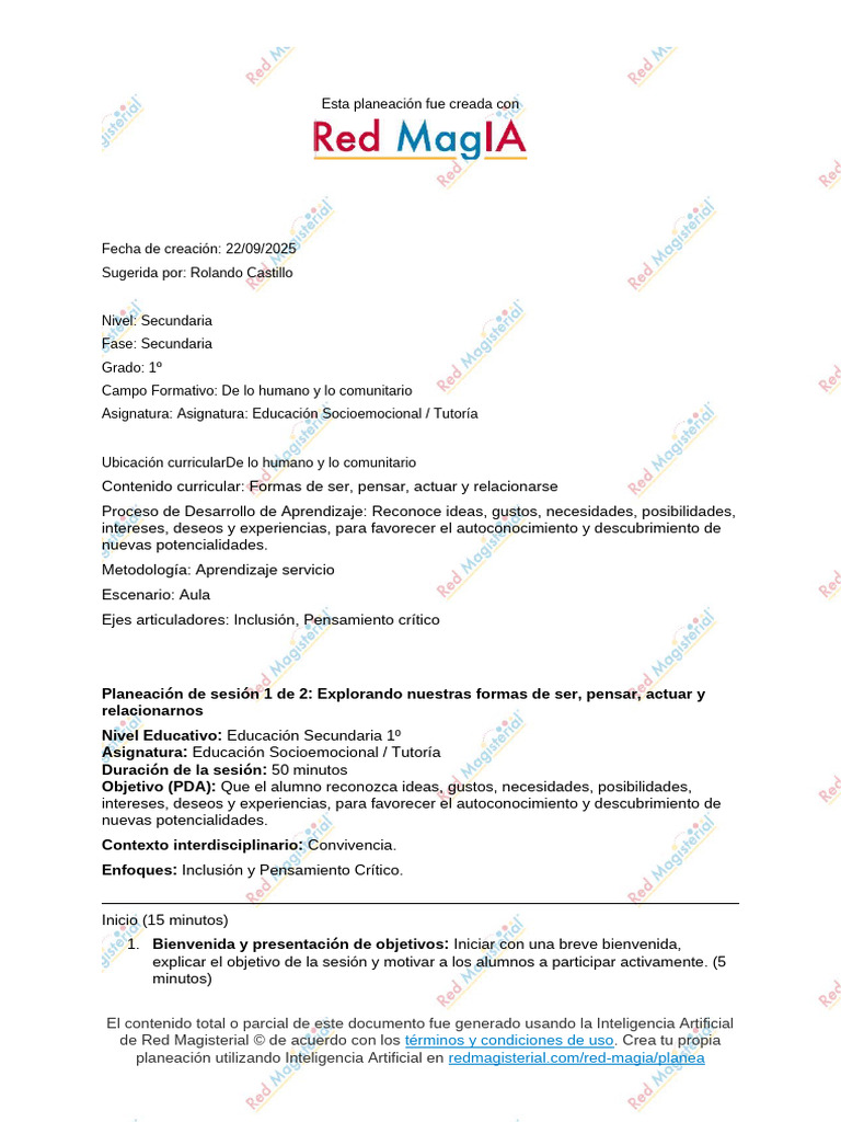 Red MagIA - Reconoce Ideas, Gustos, Necesidades, Posibilidades ...