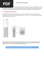 Difference The % of Reading and %FSD (Full Scale Deflection) | PDF | Uncertainty | Calibration