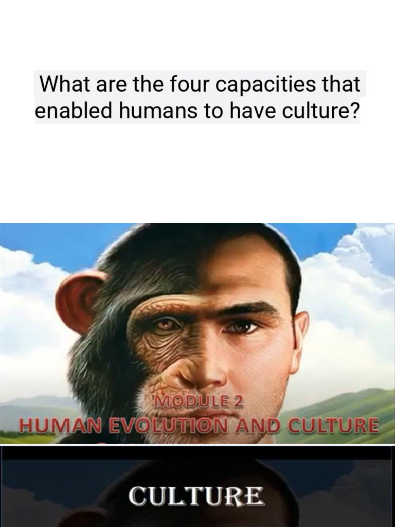 Four Capacities for Human Culture | PDF